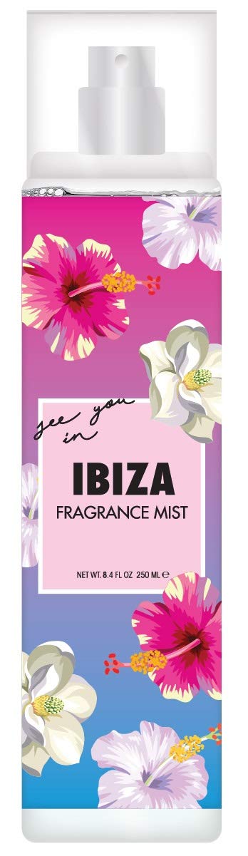 NovoGlow Ibiza Fragrance Mist For Women, Body Mist, 8.4 oz, Ideal Beauty Gift for Birthday, Anniversary