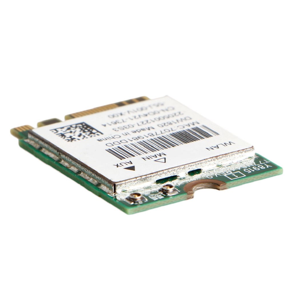 Andiny DELL DW1820 WLAN WiFi Wireless 802.11AC NGFF Mini WLAN WiFi Card QCNFA344A D4V21