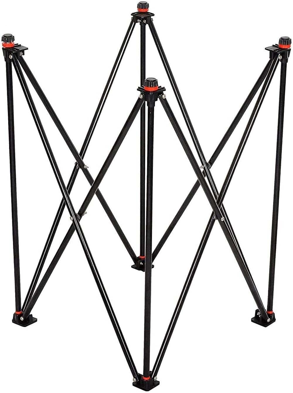 AnNafi® Carrom Stand | Professional Carrom Board Stand | Easy Adjustable & Foldable Four Fold Stand with Compact Design | Combination of Full Size Metal Pipe, Iron Rod & PVC | Indoor Games Fun Durable Strong