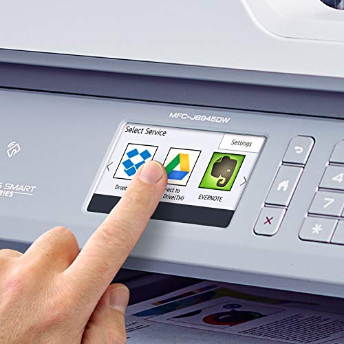 Brother Inkjet Printer, MFCJ6945DW, INKvestmenttank Color Inkjet All-in-One Printer with Wireless, Duplex Printing and Up to 1-Year of Ink in-Box, Amazon Dash Replenishment Ready