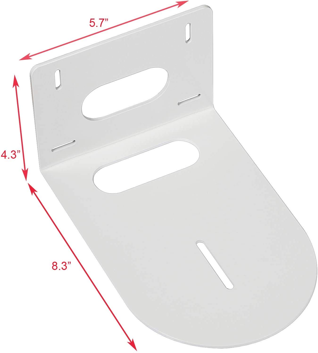 Camera Mounting Bracket ,Small Universal Camera Wall Mount Bracket Includes All Hardware for Mounting Small Based,White
