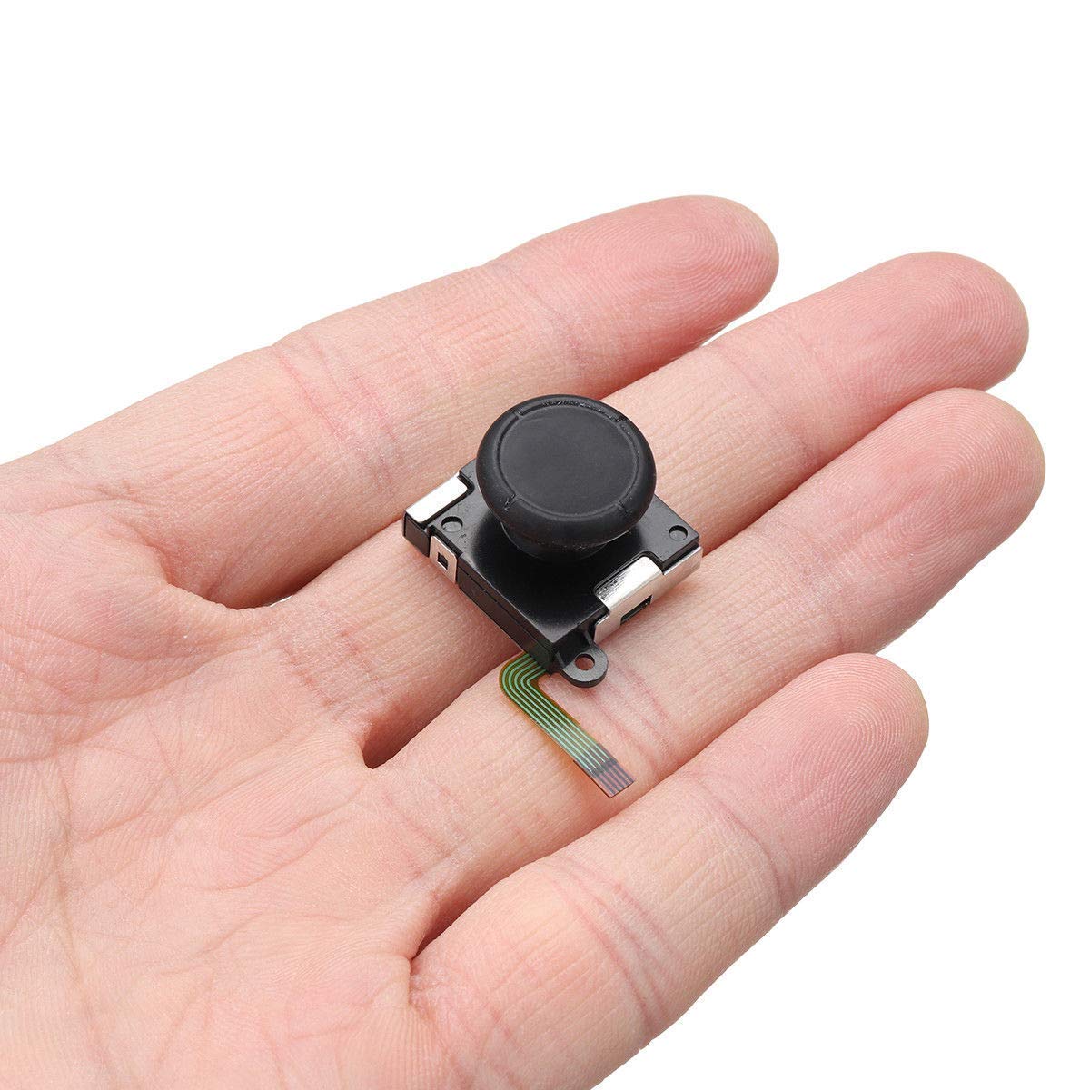 2-Pack 3D Analog Joystick Joycon Analog Stick for Nintendo Switch Joystick Replacement - Comes with Tri-Wing & Cross Screwdriver Repair Tool and 4 Thumbstick Caps