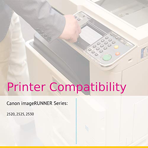 CS Compatible Toner Cartridge Replacement for Canon GPR-35 2785B003AA Black Canon ImageRunner 2520 ImageRunner 2525 ImageRunner 2530 2 Pack