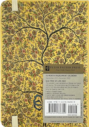 2022 Silk Tree of Life Weekly Planner (16-Month Engagement Calendar)