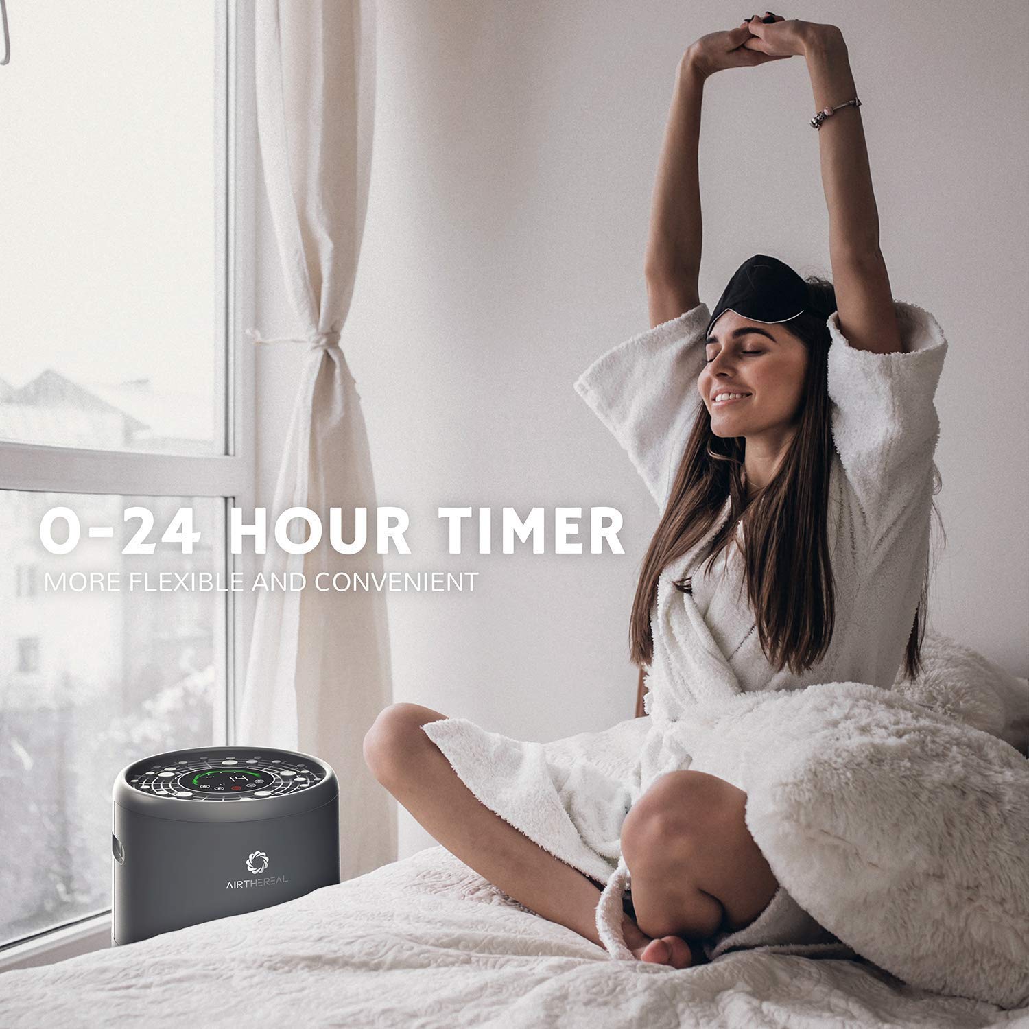 Airthereal Bundle | AGH550 True HEPA Air Purifier and 1-Pack Spare H13 Medical Grade Replacement Filter, Glory Days