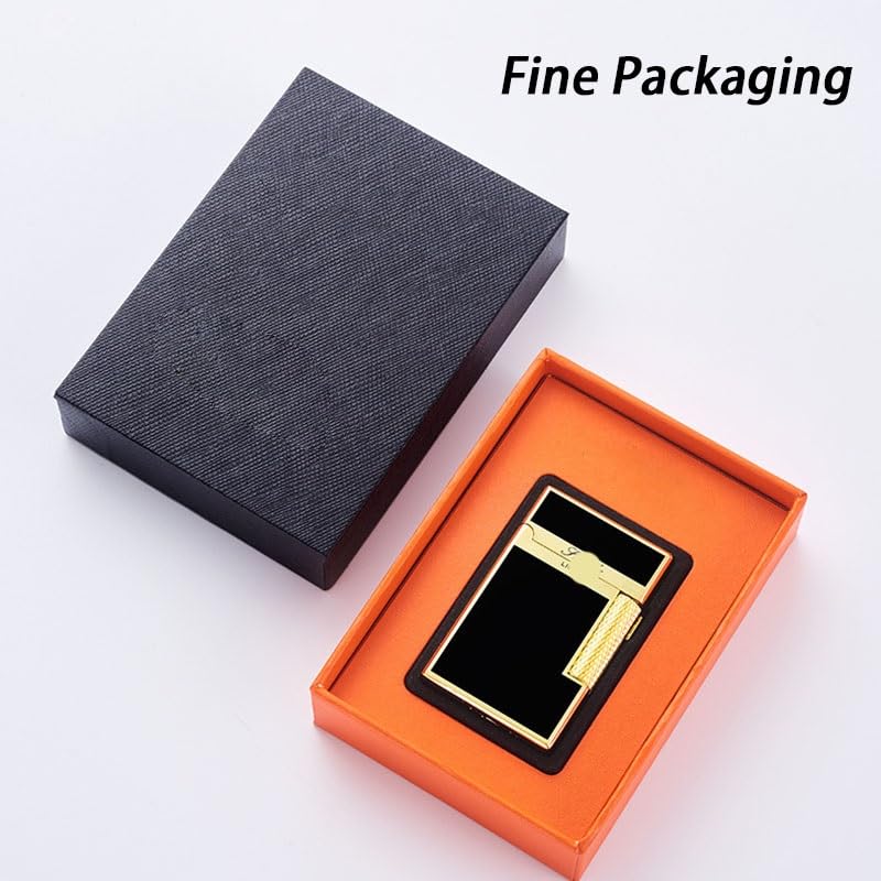 2024 New Inflatable Lighter, Blue Flame + Open Flame, Side Slide Single Flame, Adjustable Flame Size, Suitable for Boyfriend Girlfriend Father, Daily Use (Color : C3)