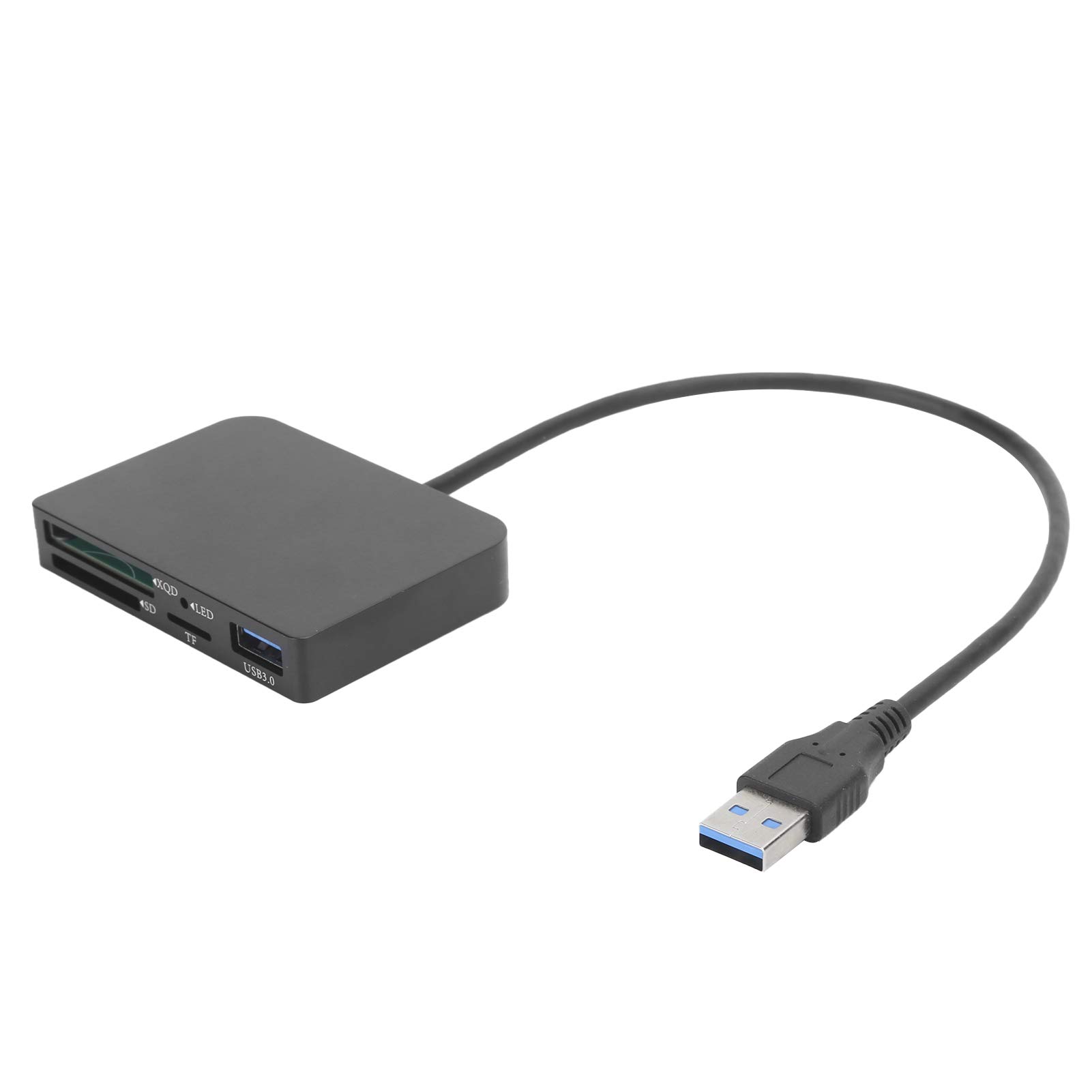 VINGVO Taidda- Card Converter, Portable Automatic Identification Aluminum Alloy Small Size Card Adapter, Plug and Play for Desktop Laptop