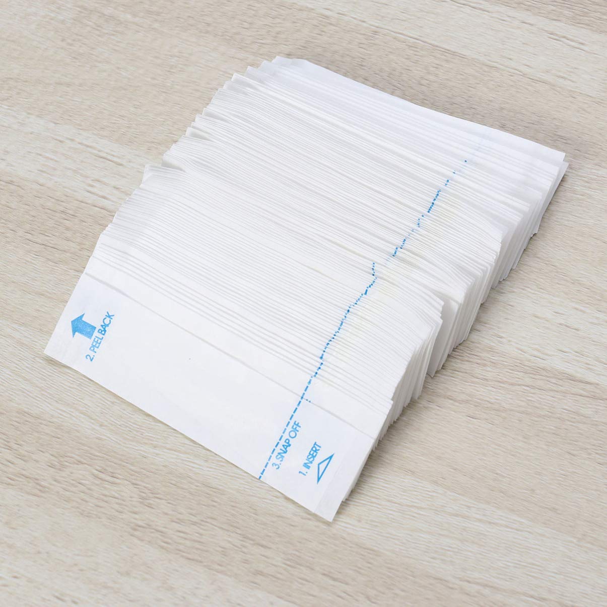 Exceart 200pcs Disposable Thermometer Covers Safe Electric Thermometers Probe Covers Sleeves for Oral Ear Armpit Rectal Digital Thermometer