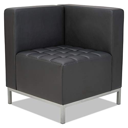 Alera ALEQB8016 Alera Qub Series Corner Sectional, 26 3/8 X 26 3/8 X 30 1/2, Black