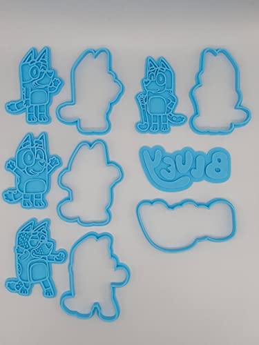 3D Printed Bluey & Bingo Cookie Cutters & Stamps