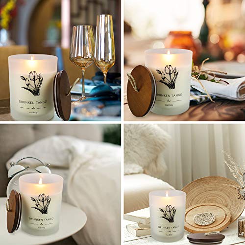 4 Pack Candles for Home Scented, Aromatherapy Candles Gifts Set for Women, Soy Wax 200 Hour Long Lasting Jar Candles Gift for Birthday Mom Christmas Thanksgiving Day Present