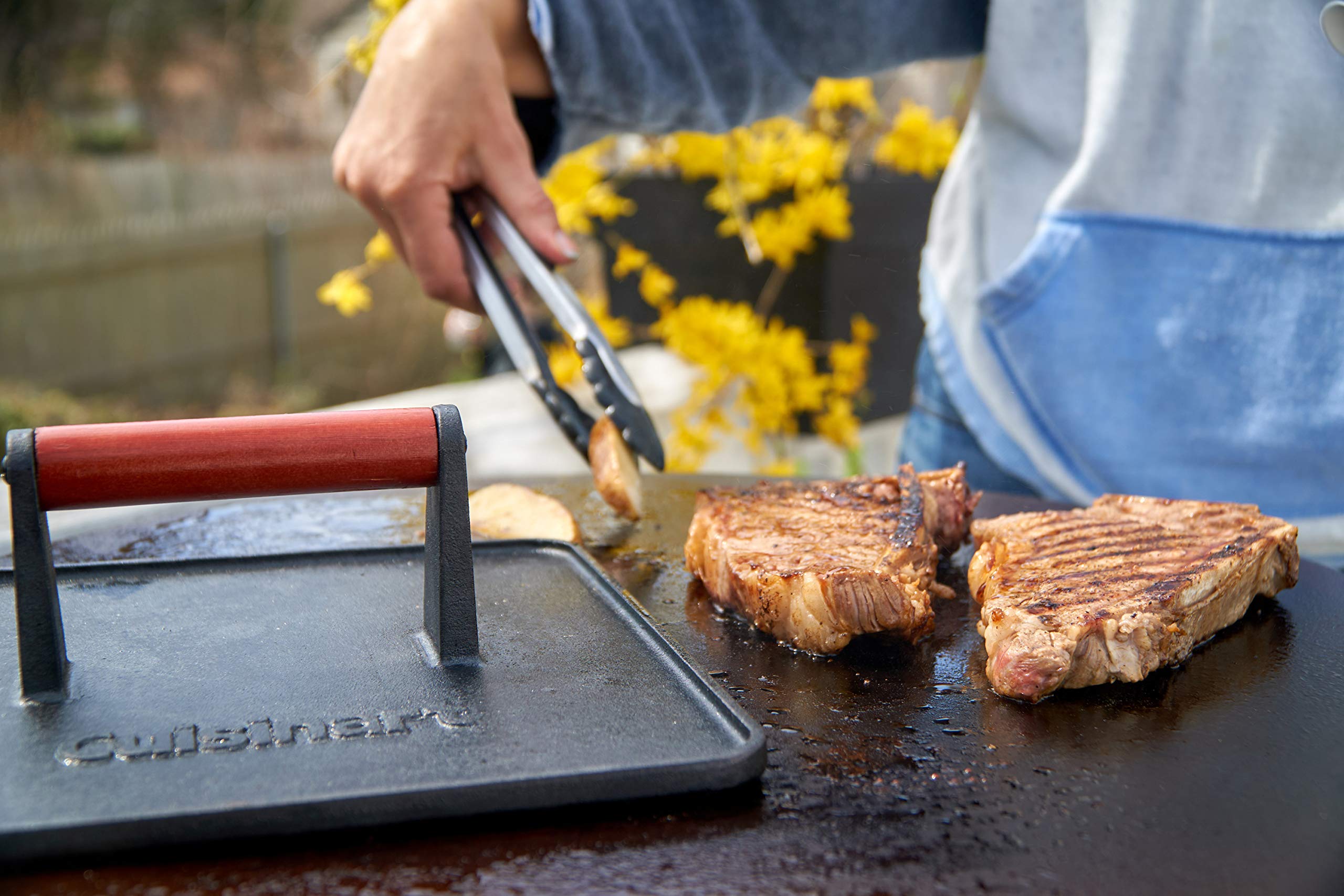 Cuisinart CGPR-223 XL Cast Iron Griddle Press