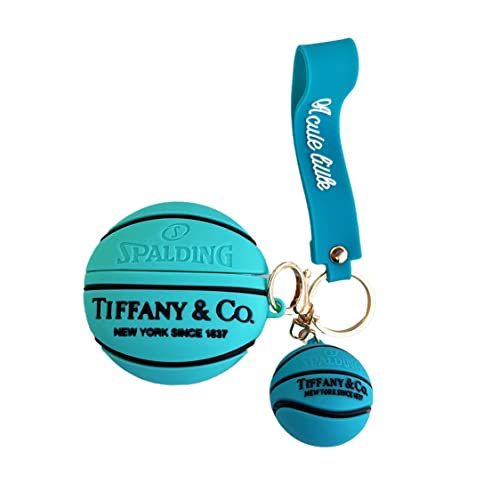 Airpod Case, Cute Cartoon Design The Silicone Protective Cover, Airpod 1/2 Protective Case, Suitable for Boys, Girls and Teenagers. (Ball)