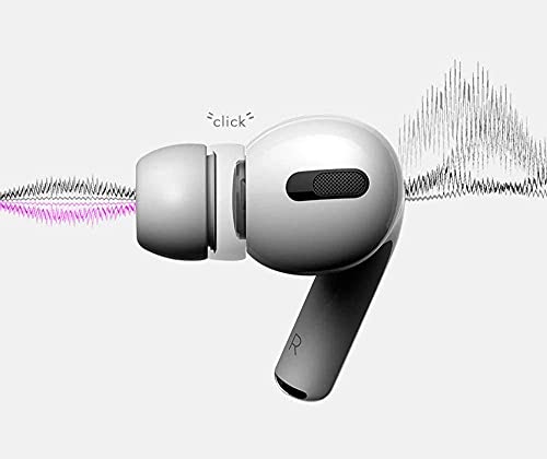 Airpod Pro Tips [6 Pairs] Earbud Replacements for Apple Airpods Pro & Airpods Pro 2 2nd Generation - Small, Medium and Large (White)