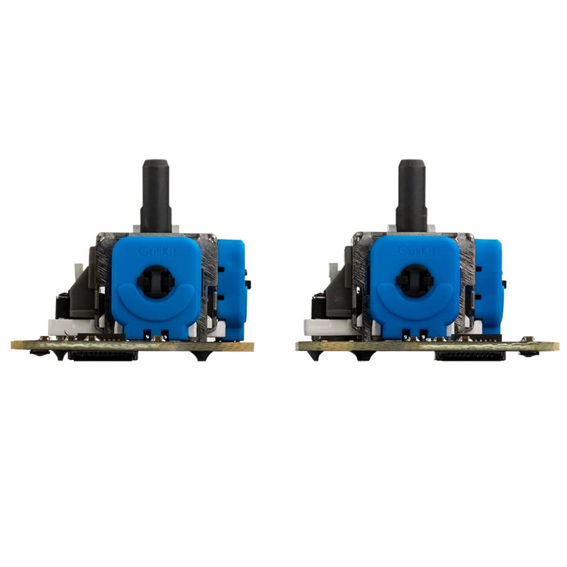 2 Pack GuliKit (No Drifting) Electromagnetic Joystick Module Thumbstick Parts Repair Kit Hall Effect Joysticks for Steam Deck Super Smooth Longer Work Life