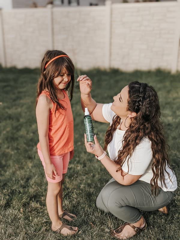 Bug Soother Refill - Natural Insect, Gnat and Mosquito Repellent & Deterrent - 100% DEET-Free Safe Bug Spray for Adults, Kids, Pets, Environment - Includes Free 1 oz. Travel Size. (16 oz.)
