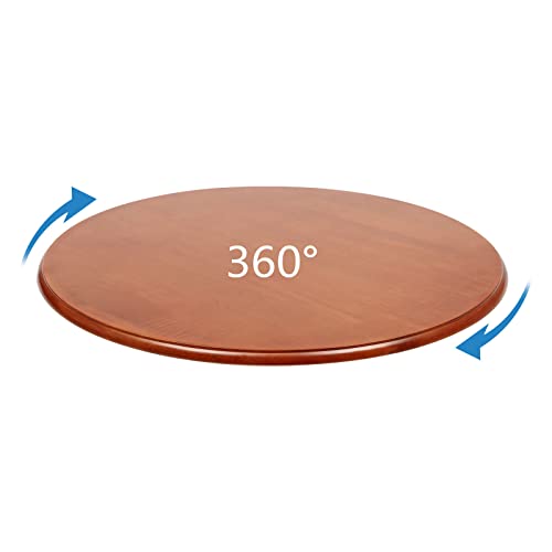 27.56” Lazy Susan Organizer for Kitchen, Extra Large Rotating Storage Tray Wooden Disc Grazing Tray, Kitchen Countertop Table Bearing Plate | Doubles As A Cheese Board Charcuterie Platter