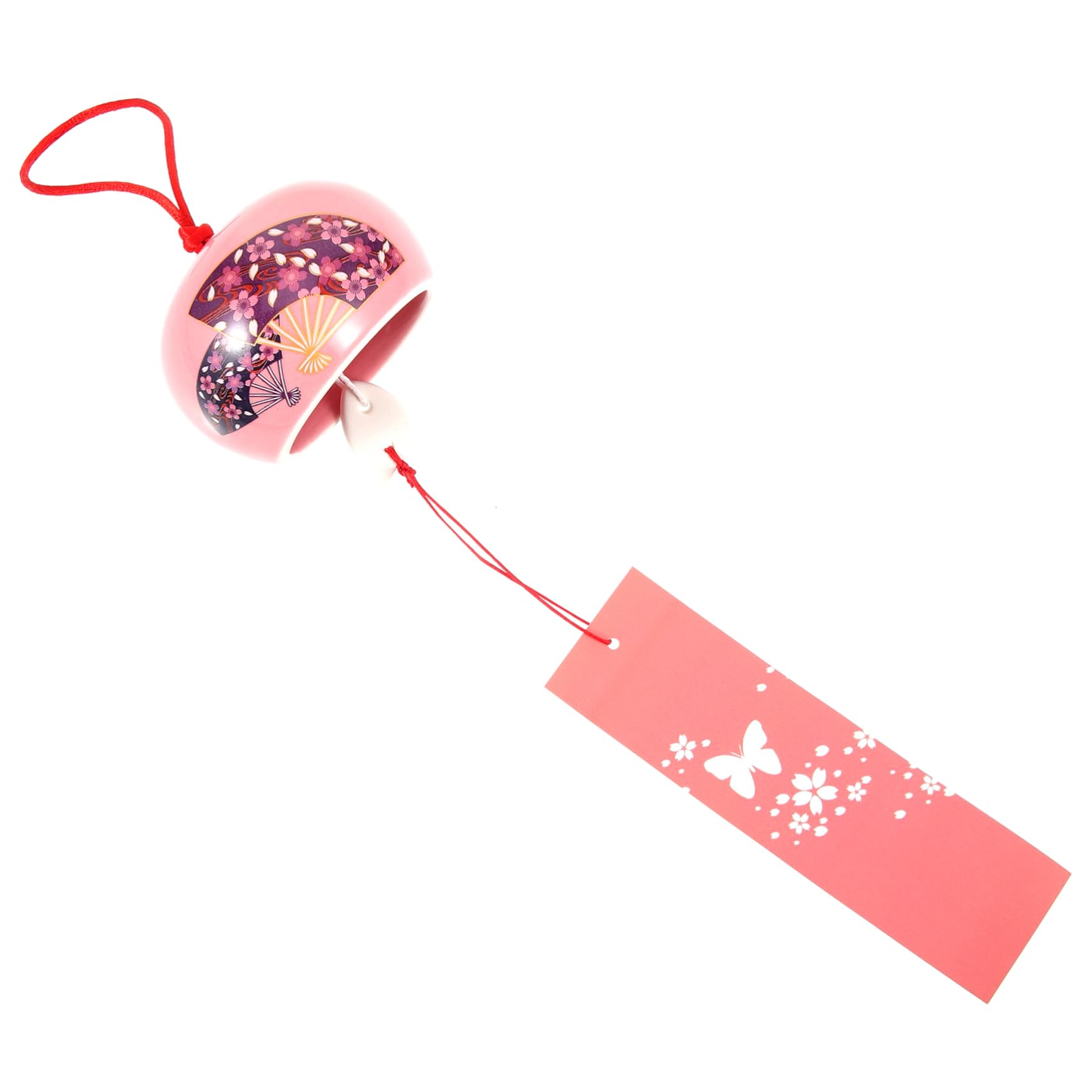 3pcs Japanese Ceramic Wind Chimes Wedding Hanging Decor Wind Bells Window Wind Chimes Garden Pendants Wind Bell Decor Simple Wind Chimes Balcony Pendant Wind Chime for Garden