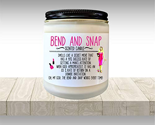 Bend and Snap Legally Blonde Gift Scented Candle Funny Candle Gift for Her Stocking Stuffer Gag Gift Holiday Gift