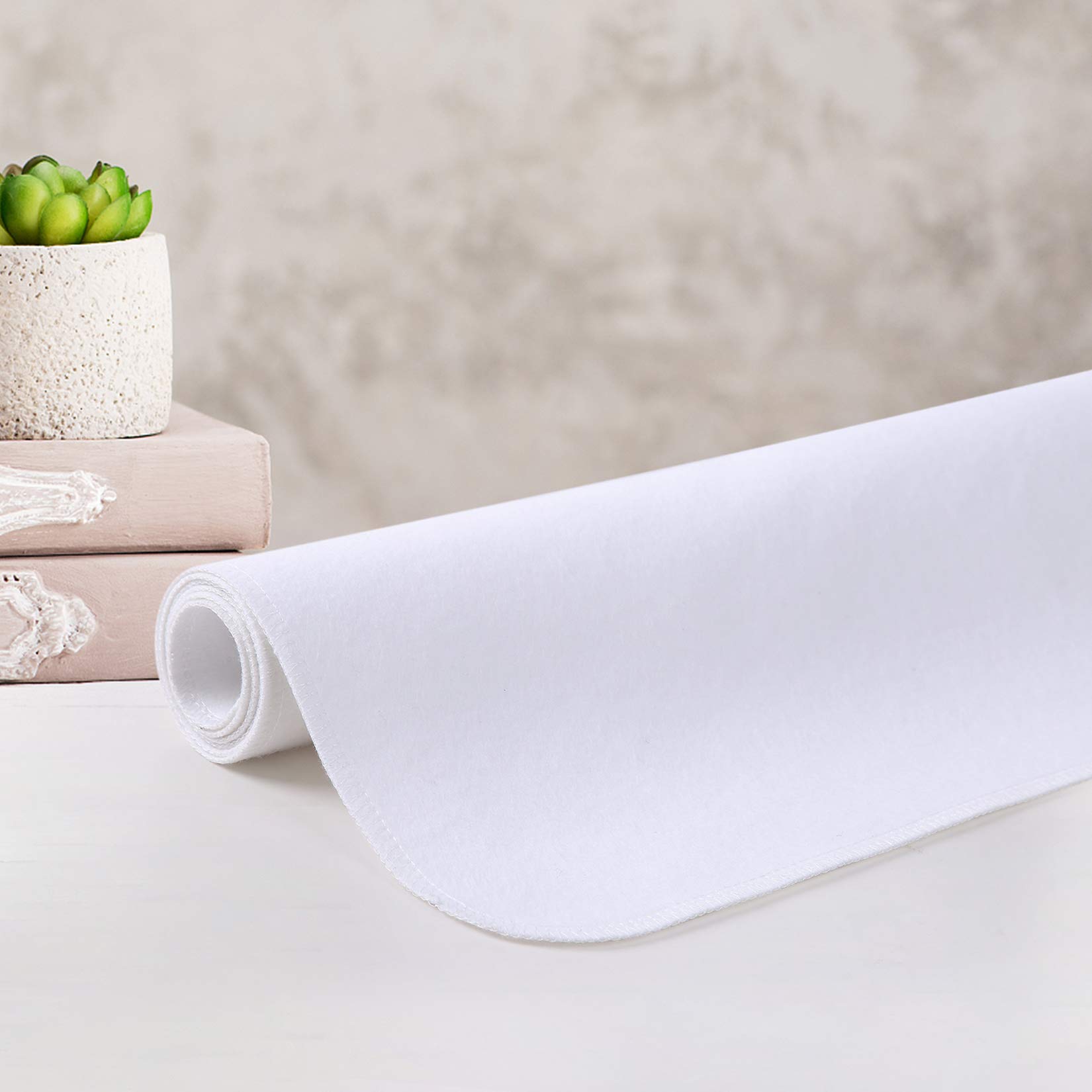 Waterproof Crib Mattress Protector Pad Flannel Crib Protector Pad Incontinence Pad Wetting Reusable Waterproof Cover 100% Water Resistant Cotton Mattress Protector Pad Sheet Savers for Baby 27“*39”