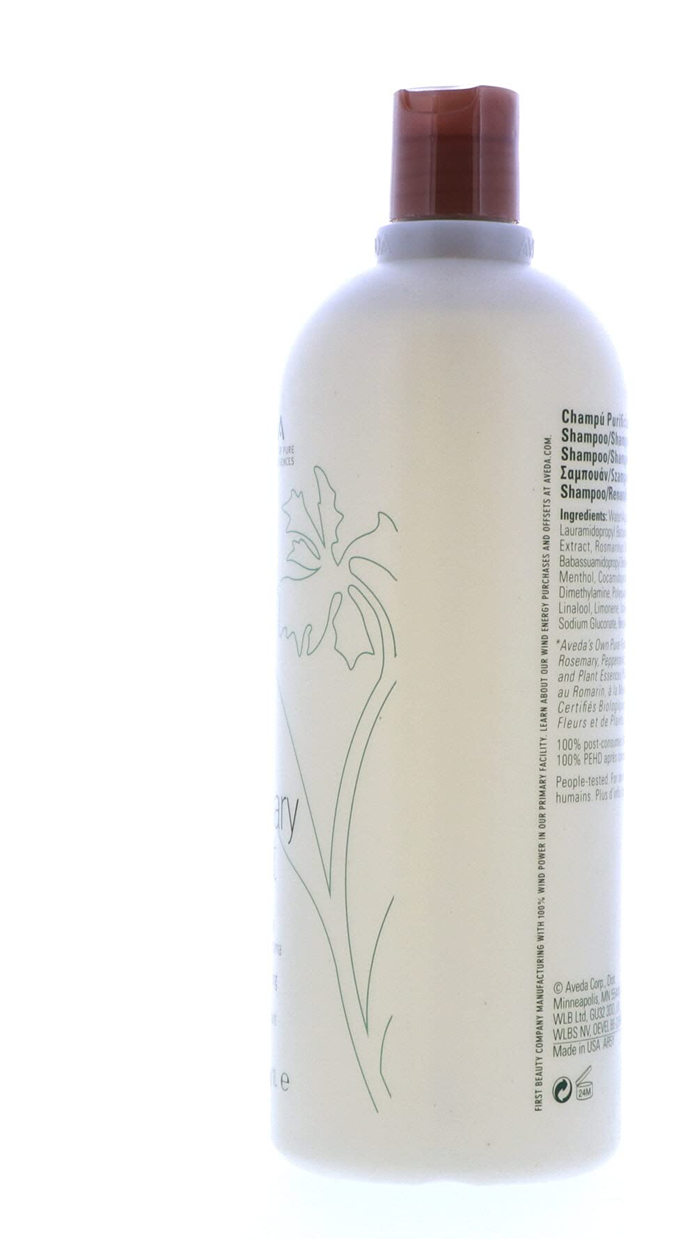 Aveda Shampoo Bottles, rosemary mint 33.8 Fl Oz
