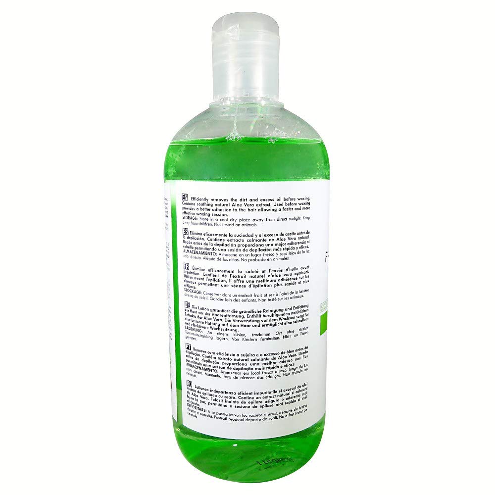 Waxness Spa Choice Pre Post Waxing Lotion Aloe Vera and Argan Oil 2 X 16.9 fl oz / 500 ml