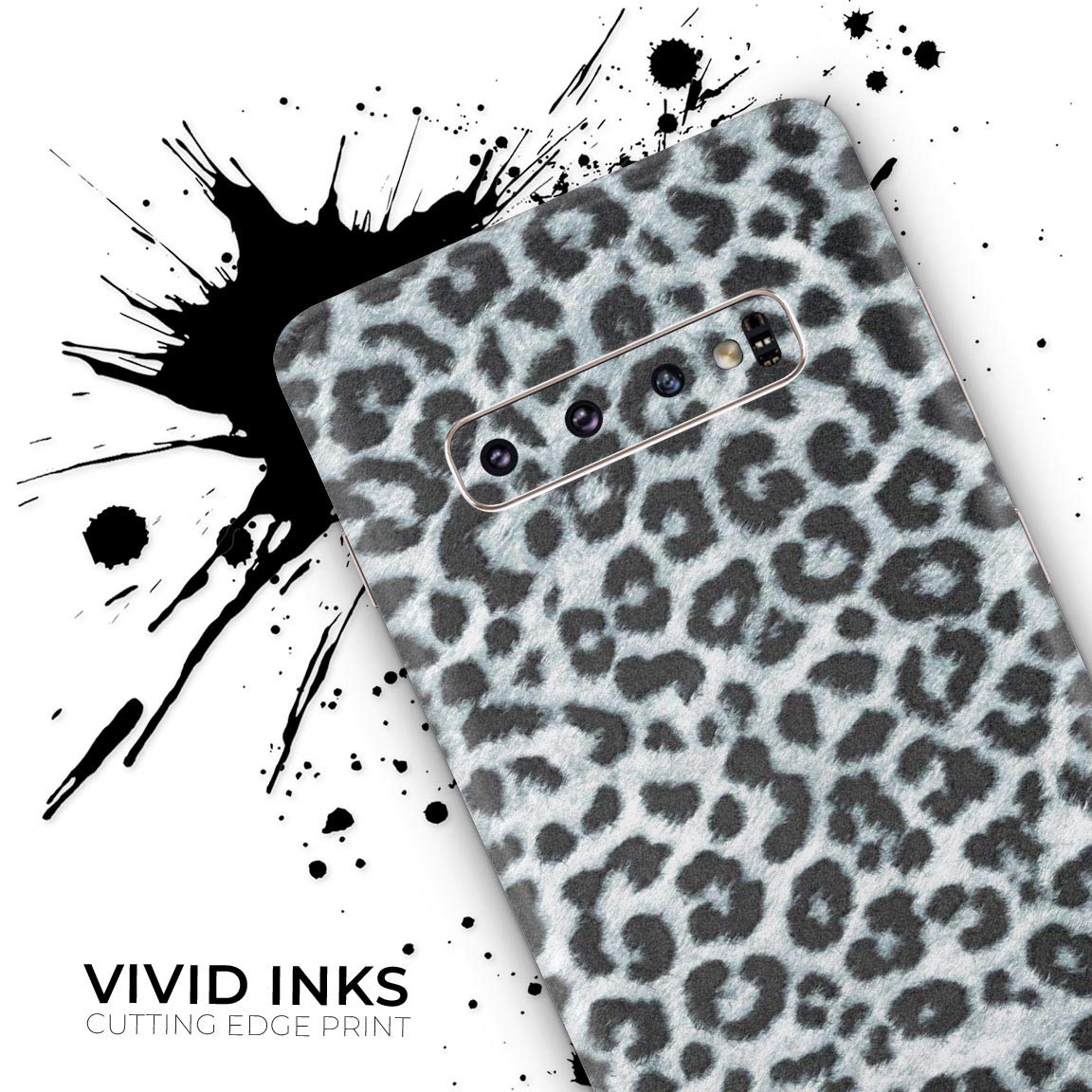 DesignSkinz Real Leopard Animal Print Protective Vinyl Decal Wrap Skin Cover Compatible with The Samsung Galaxy S20 (Screen Trim & Back Glass Skin)