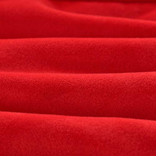 famuka Baby Girl Cloaks Warm Knitted Poncho Toddlers Red Cape Cloak (Red, 3-4T)