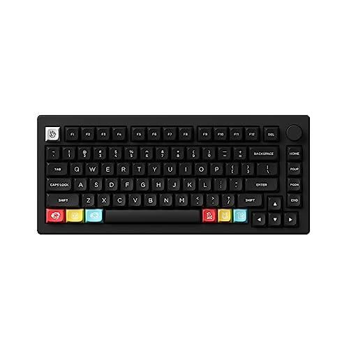 Akko Keycaps Set, WOB Building Blocks with MDA Profile Double-Shot Keycap, 282 Keys with 4 Different Groups of Novelty Keys for ISO-UK & ANSI Layout, Compatible with Major-Sizes Mechanical Keyboards