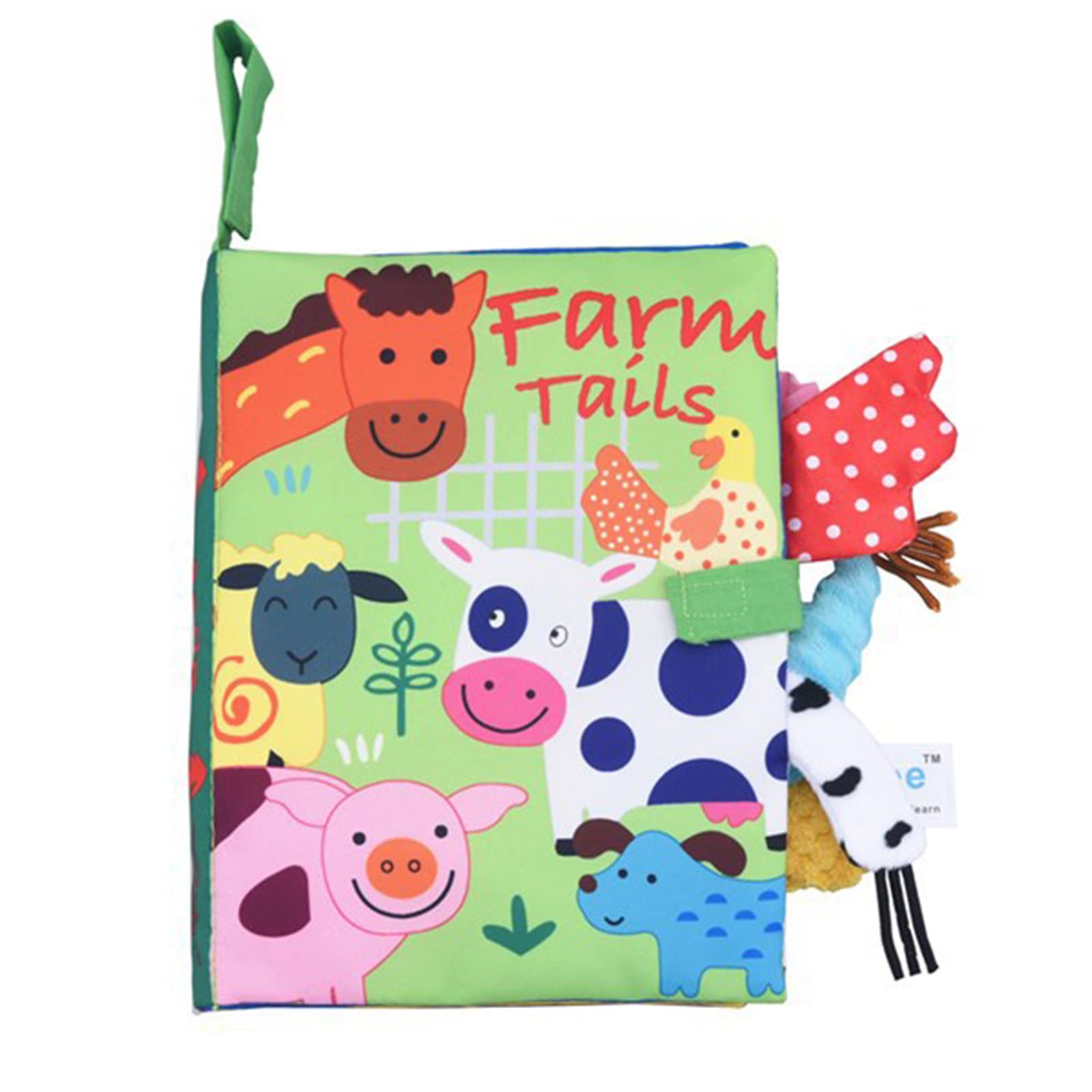 MUBEN Baby Soft Book Cloth Book Crinkle Books for Babies, Touch and Feel Books for 1 Year Old Infants Early Education Toys, Fabric Tactile Baby Books for Toddler Boys Girls
