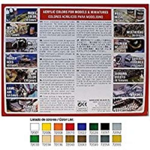 Acylicos Vallejo - 72299 - Acrylic 16 Colors for Fantasy Figures