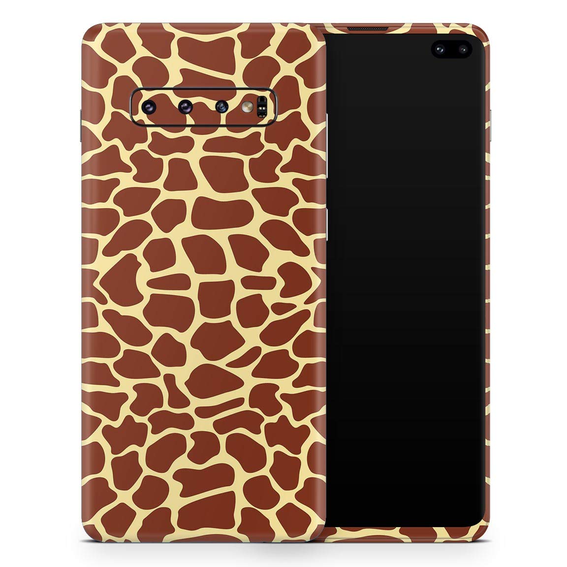 DesignSkinz Simple Vector Giraffe Print Protective Vinyl Decal Wrap Skin Cover Compatible with The Samsung Galaxy S20 (Screen Trim & Back Glass Skin)