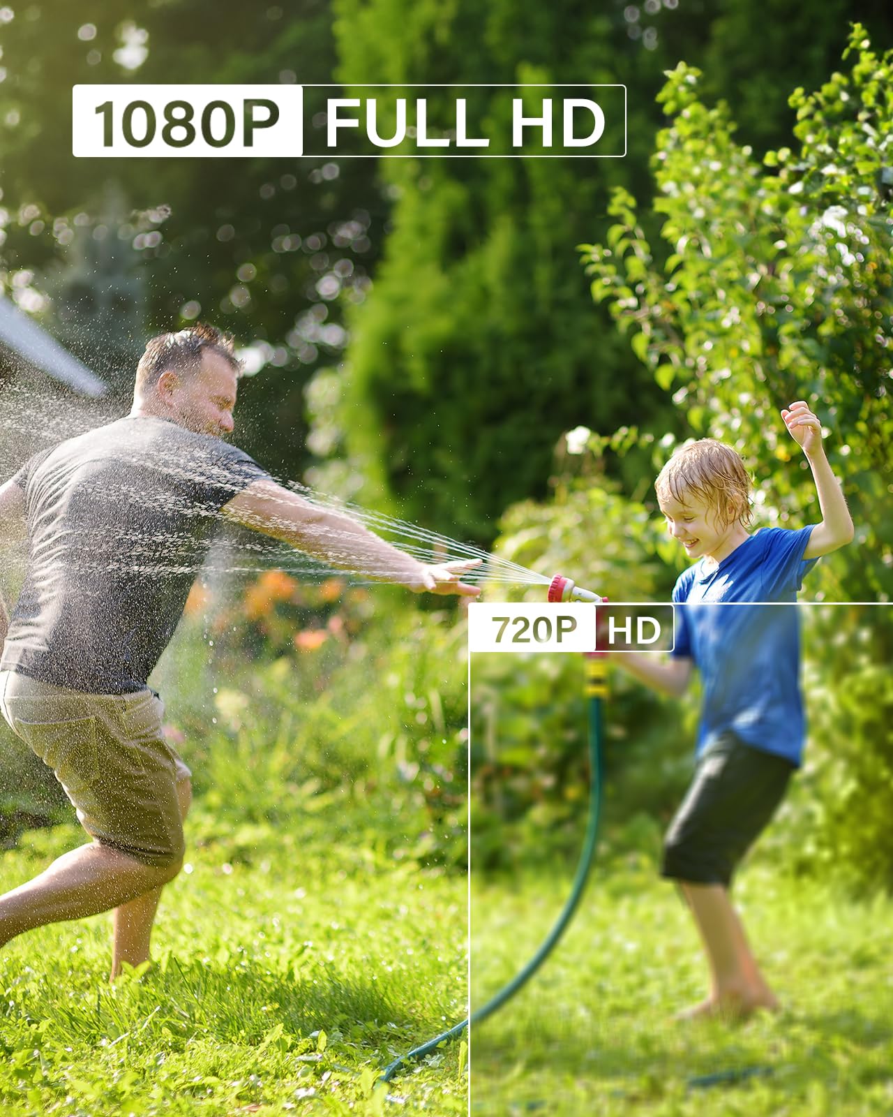 ANNKE 4-Packed HD-TVI 1080P Home Security Surveillance Cameras, 1080P Day Night Vision, IP66 Weatherproof Housing