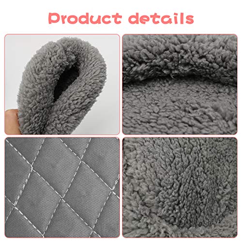 BWOGUE Hamster Bed,Round Velvet Warm Sleep Mat Pad for Hamster/Hedgehog/Squirrel/Guinea Pig/Rats and Other Small Animals