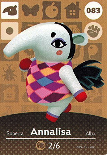 Animal Crossing Happy Home Designer Amiibo Card Annalisa 083/100 by Nintendo