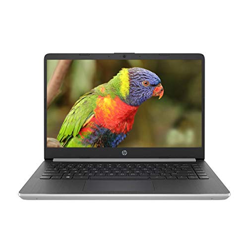 HP Premium 14 Inch FHD 1080p IPS Micro-Edge Display High Performance Laptop 10th Gen Intel Core i5-1035G4 Up to 3.7 GHz 4GB RAM 128GB SSD Bluetooth Webcam Type-C Backlit Keyboard Win 10 Silver