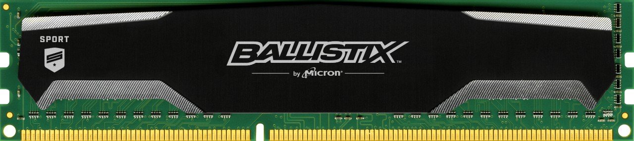 Ballistix Sport 8GB Single DDR3 1600 MT/s (PC3-12800) UDIMM 240-Pin Memory - BLS8G3D1609DS1S00