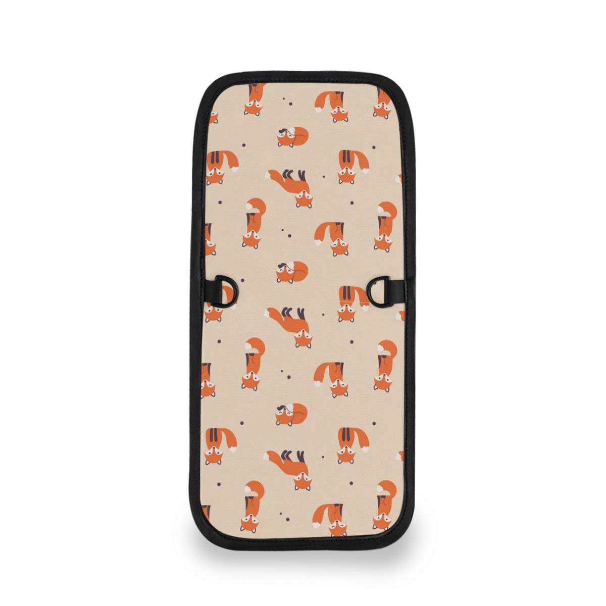 ALAZA Cute Animal Fox Print Small Crossbody Wallet Purse Cell Phone Bag Rfid Passport Holder with Credit Card Slots