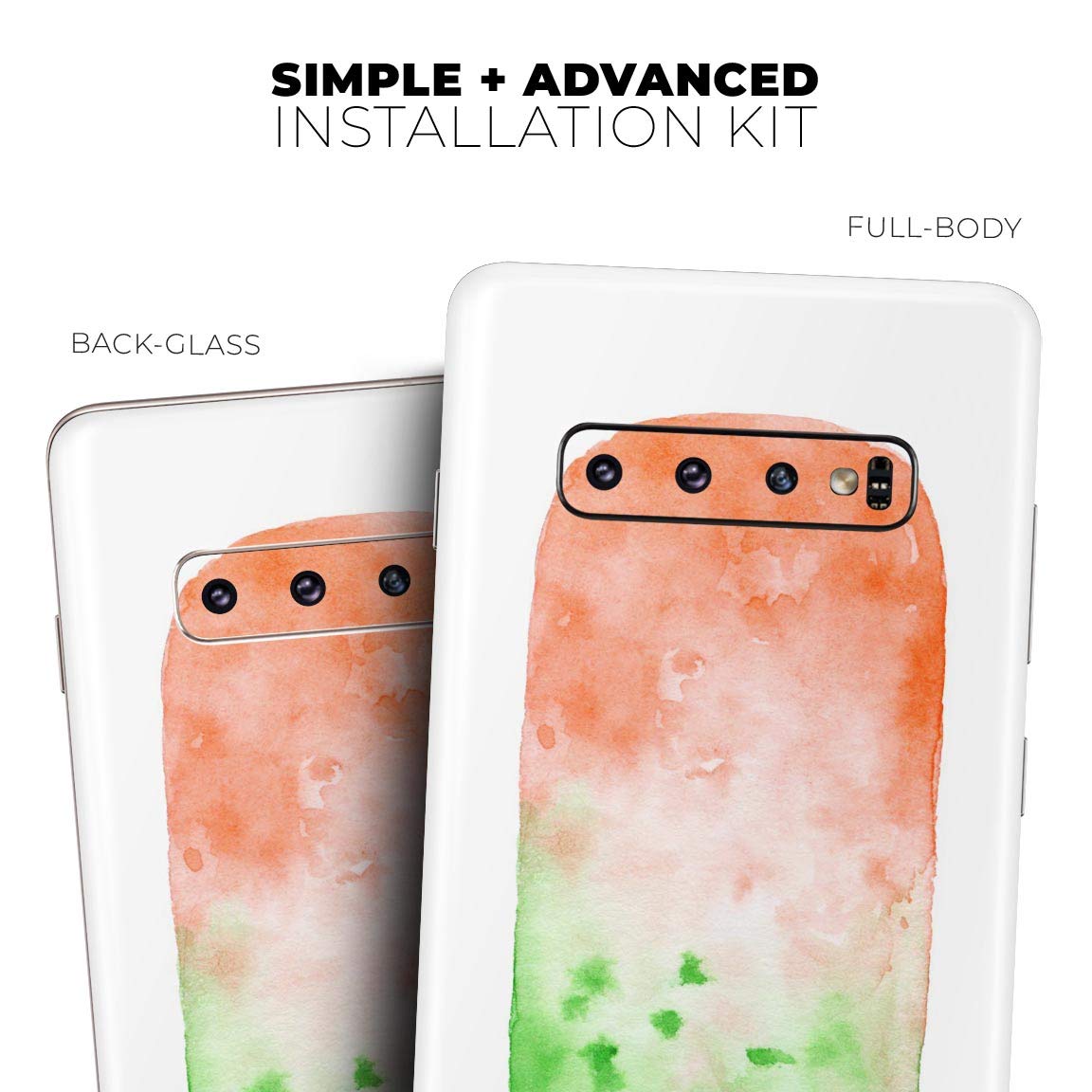 DesignSkinz Summer Mode Ice Cream v8 Protective Vinyl Decal Wrap Skin Cover Compatible with The Samsung Galaxy S20 (Screen Trim & Back Glass Skin)