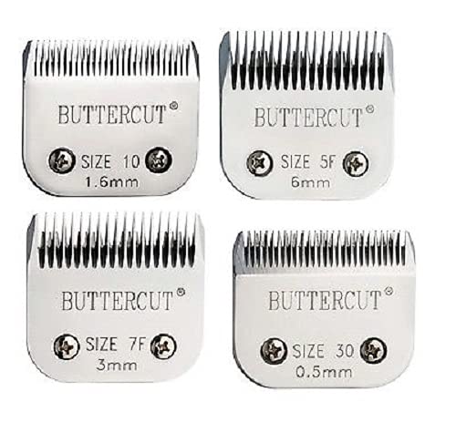 MPP Clipper Blade Sets Stylist Barber Groomer A5 Compatible Kits Wholesale for Pros (Buttercut 4 Piece Set)