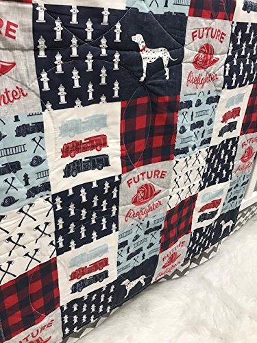 Baby Boy Nursery Set , Baby , Firefighter , Fire Truck , Fire Fighter, Baby Bedding , Crib Bedding , Babylooms