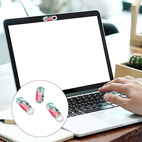 OSALADI Webcam Privacy Cover Computer Webcam Cover 3pcs Webcam Privacy Covers Flamingo Pattern Webcam Blocker for Laptop Tablet Laptop Camera Cover Laptop Camera Cover
