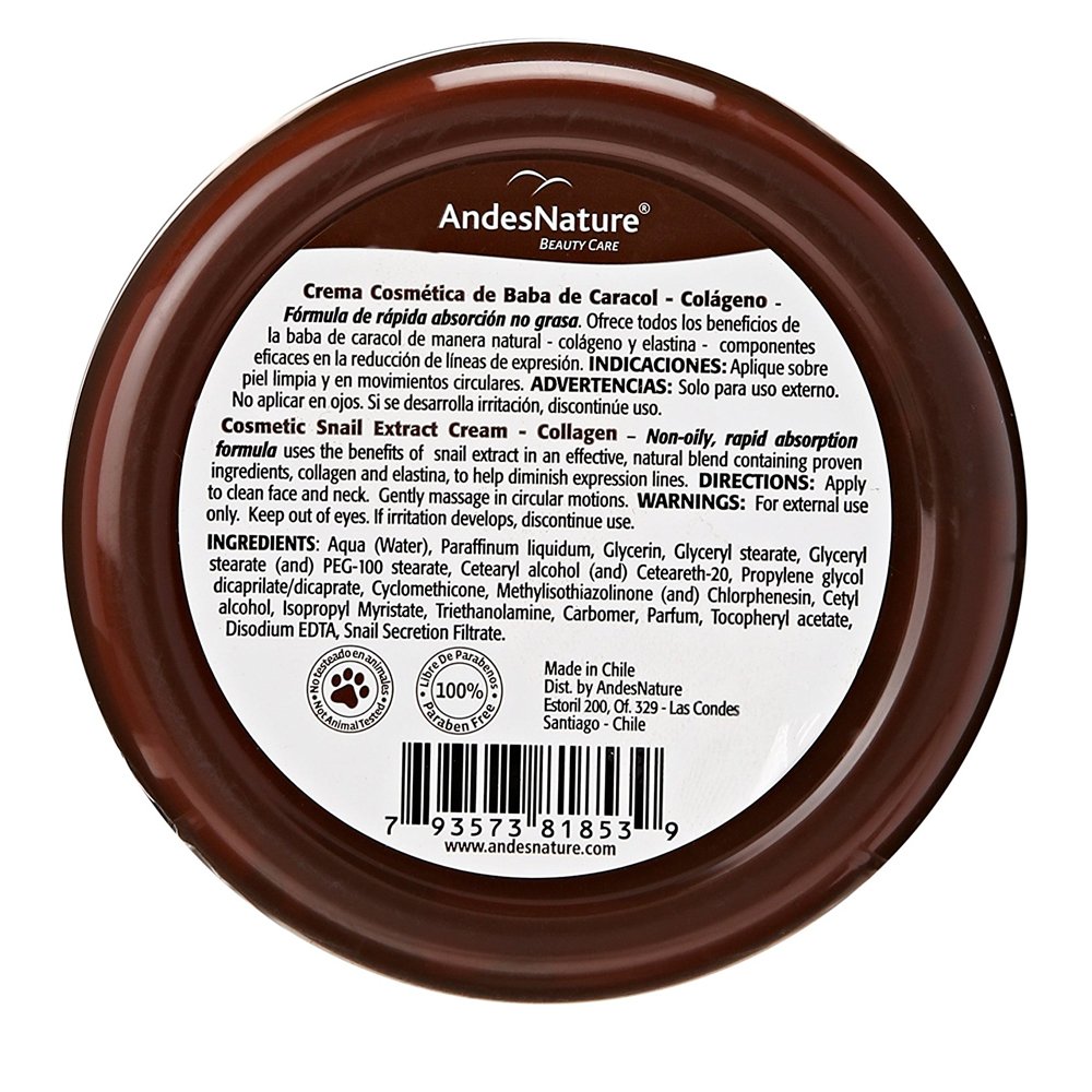AWESOME 150ml (5.10z) BABA DE CARACOL SNAIL EXTRACT & COLLAGEN REPAIR CREAM CREMA FOR ANTI AGEING ACNE STRETCH MARK ROSACEA WRINKLES BURNS SCARS AGE SPOTS by HBA Mart