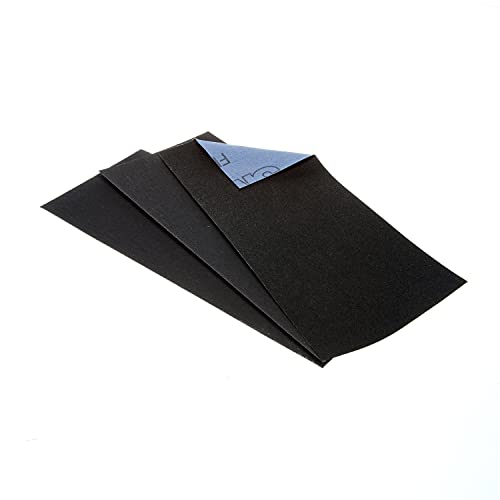 3M 5931 Assorted Grit Emery Cloth Sandpaper, 3.67 9-Inch, 3-Pack-5931