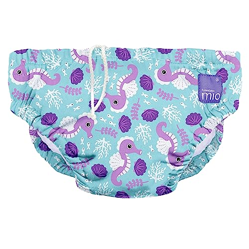 Bambino Mio, Reusable Swim Diaper , Sea Horse , Medium (6-12 Months)