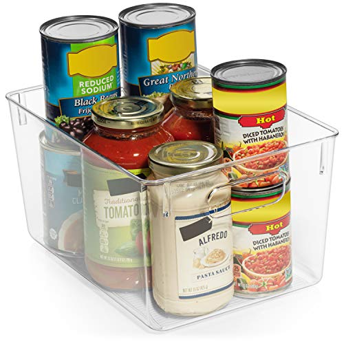 ClearSpace Plastic Storage Bins β Perfect Kitchen Organization or Pantry Fridge Organizer, and Bins, Cabinet Organizers