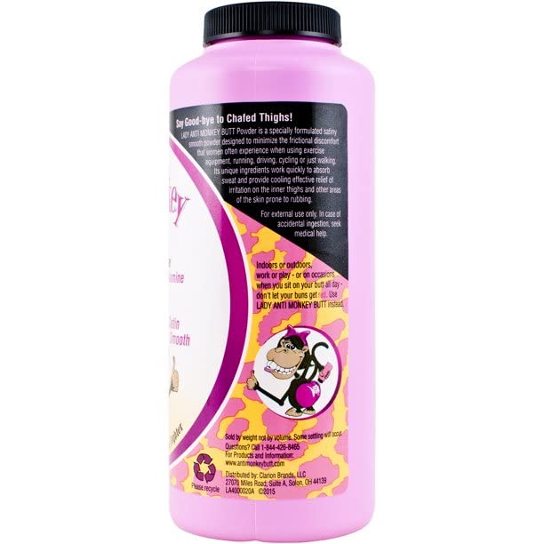 Anti Monkey Butt Lady Anti-Monkey Butt Powder 6 Oz(Pack of 6)
