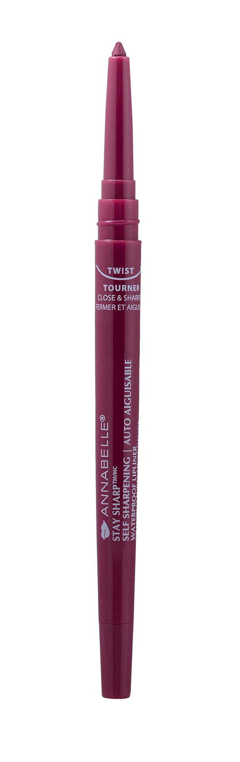 Annabelle Stay Sharp Waterproof Lip Liner, Berry, 0.008 oz