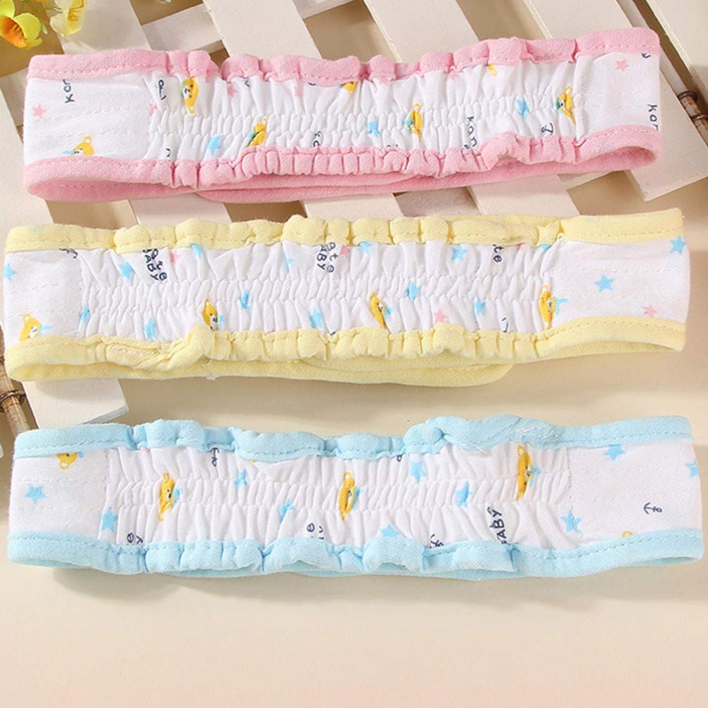 Tomaibaby 3pcs Diaper Buckle Adjustable Cute Infant Toddler Diaper Fixed Belt Buckle Replacement Diaper Needles Replaces Diaper Pins for Baby(Random Pattern)