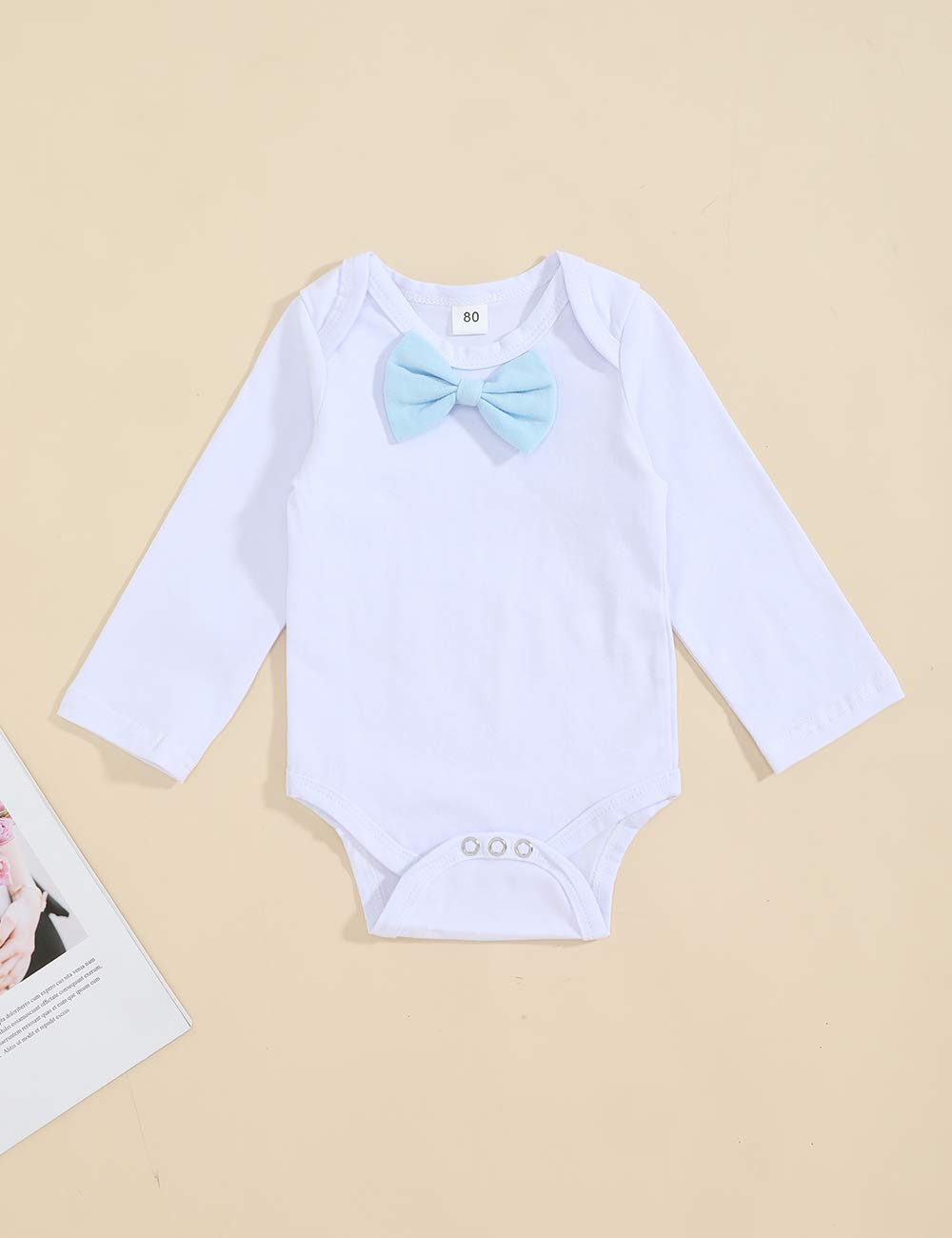 Xuuly Baby Boy Easter Outfit Cute Gentle Romper Top Overall Pant Sets My First Easter Baby Boy Outfit